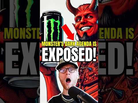 Monster Energy Drink’s DARK Agenda EXPOSED😱🤯‼️ #christian #monster #devil #shorts