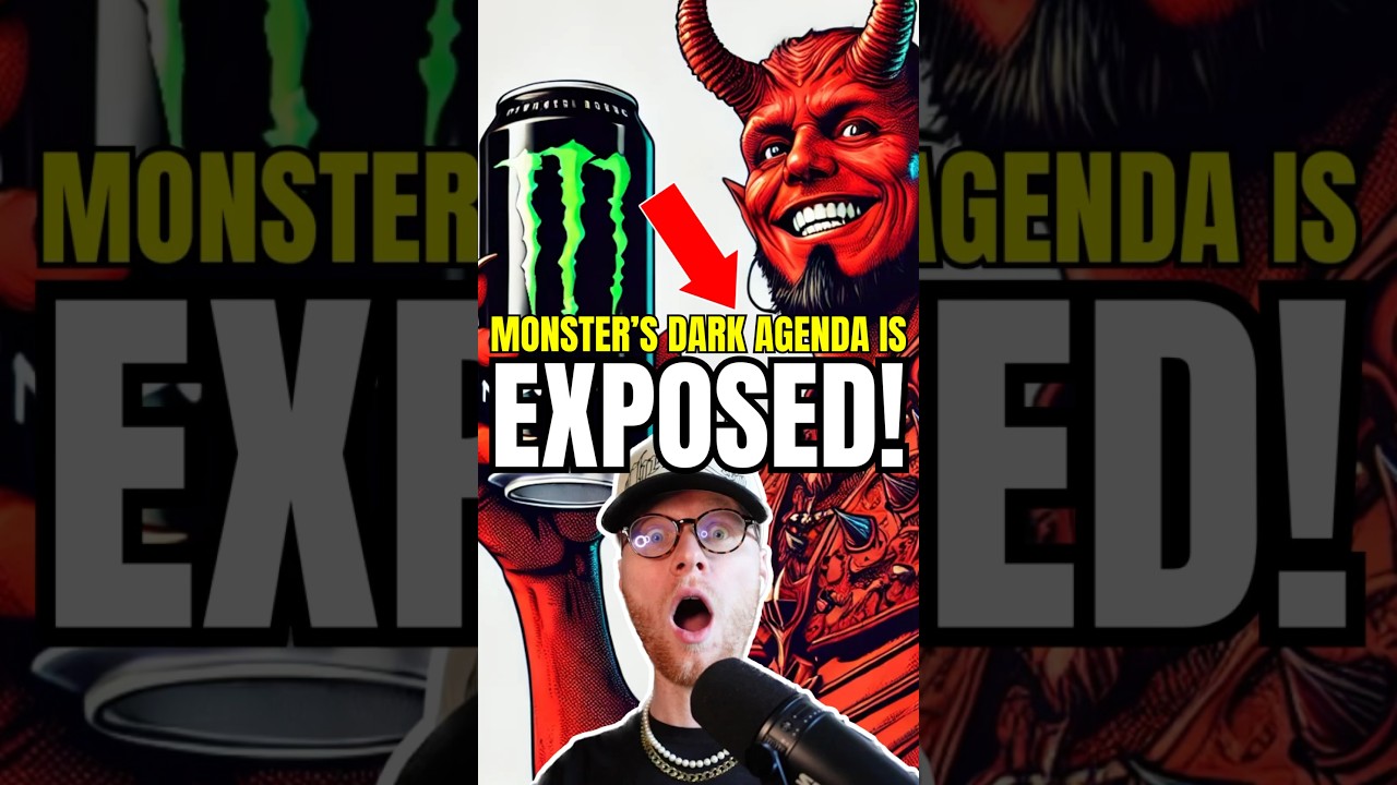 Monster Energy Drink’s DARK Agenda EXPOSED😱🤯‼️ #christian #monster #devil #shorts