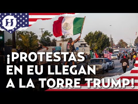 Protestas de Los Ángeles se expanden a NY, Washington, Chicago y más estados de EU