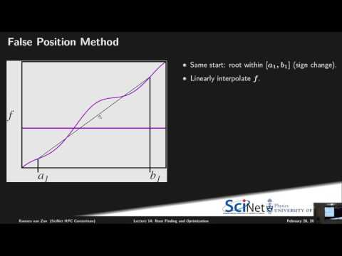 Root finding and optimization: Scientific Computing for Physicists 2017