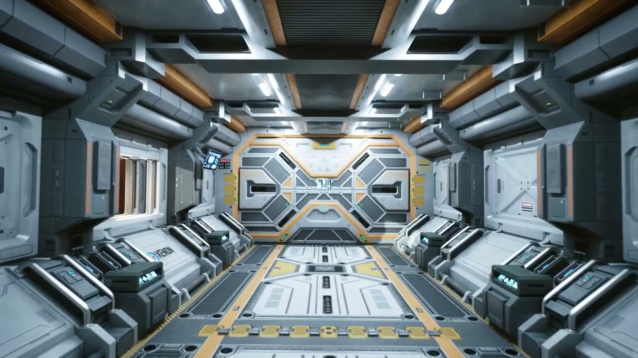 Scifi Corridor (Unreal Engine 5) P.2