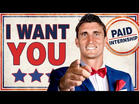 I Want To Hire You! (Paid Internship)