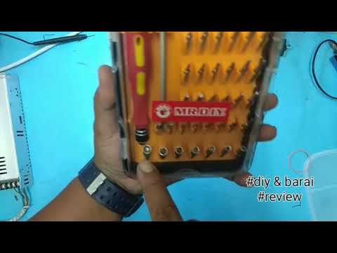 review mr diy mini screw driver kit