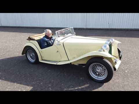 1947 MG TC - Driving & Walk Around Video