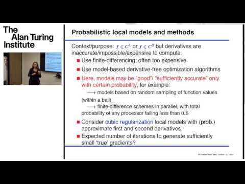 Fellow Short Talks: Professor Coralia Cartis, Oxford University