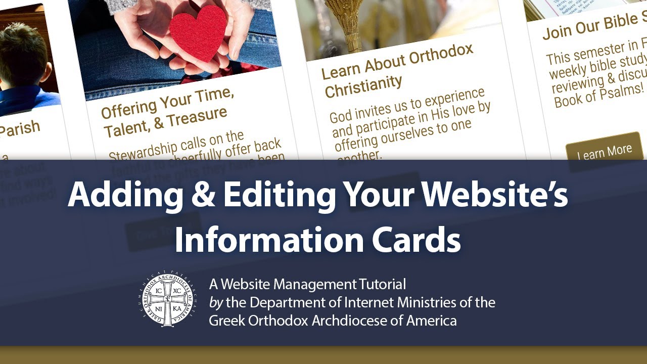 Evolution CMS: Adding/Editing Information Cards