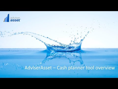 AdviserAsset – Cash flow planning tool