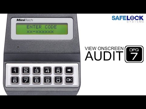 MiniTech: On Screen audit (Manager Only)