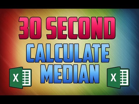 Excel 2016 : How to Calculate Median