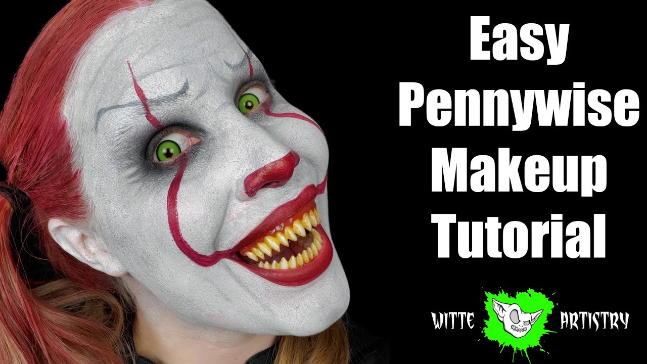 ✅Pennywise the Clown Makeup Tutorial Genderbend from IT