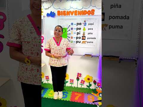¡Hoy vamos a aprender con las sílabas: pa, pe, pi, po, pu! 🅿️🅰️🅿️🅴🅿️🅸🅿️🅾️🅿️🆄 #infantil