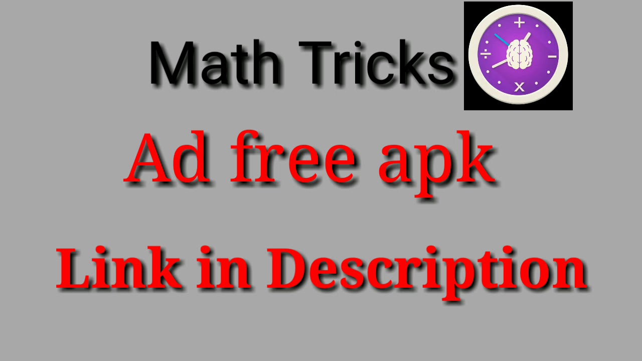 MATH TRICKS AD FREE APK