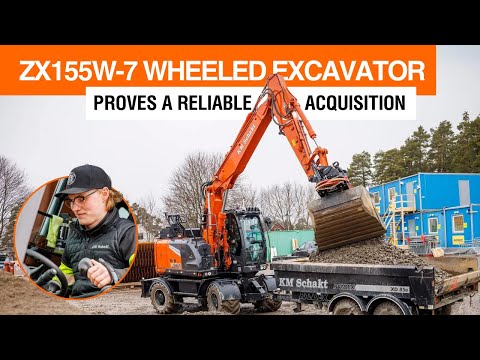 ZX155W-7 wheeled excavator proves to be a reliable acquisition