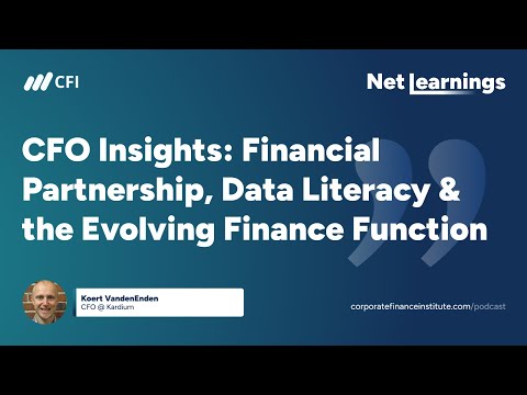 CFO Insights: Financial Partnership, Data Literacy & the Evolving Finance Function