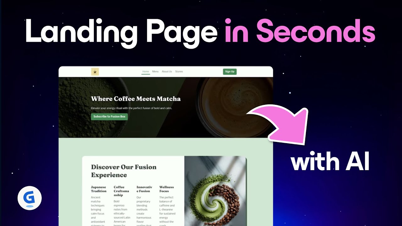 How to Build a Landing Page with AI (No Code Needed)