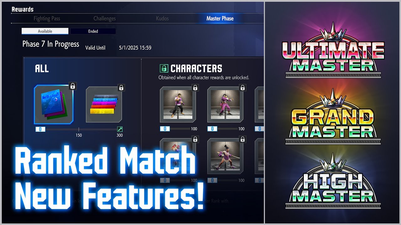 Master rank changes and rewards explained in 80 sec.