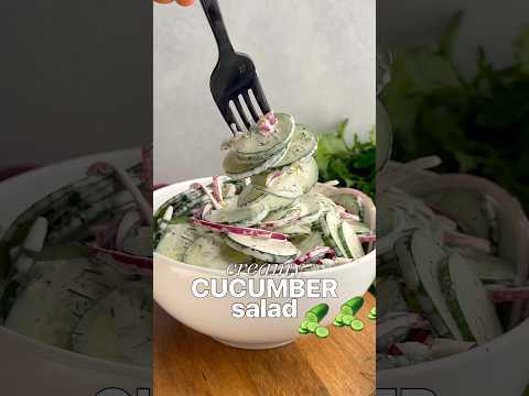 Creamy Cucumber Salad