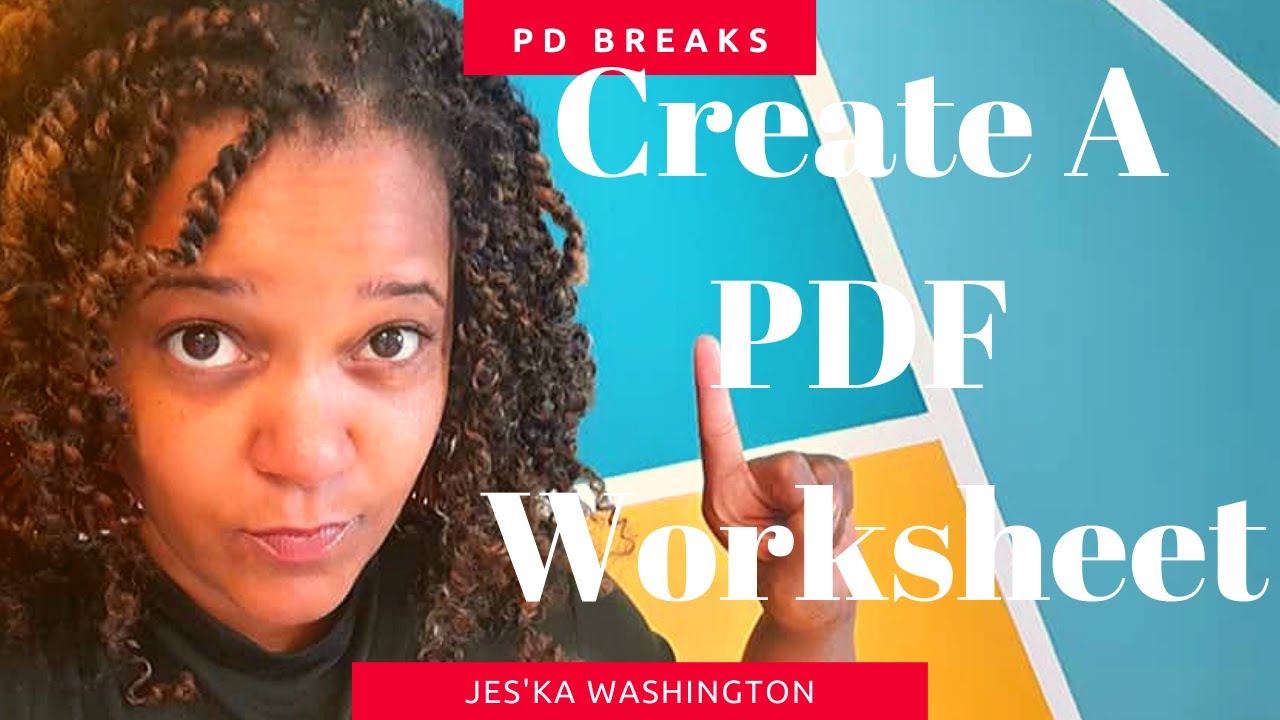 Using PDFescape to Create PDF Worksheets that Students Can Work In