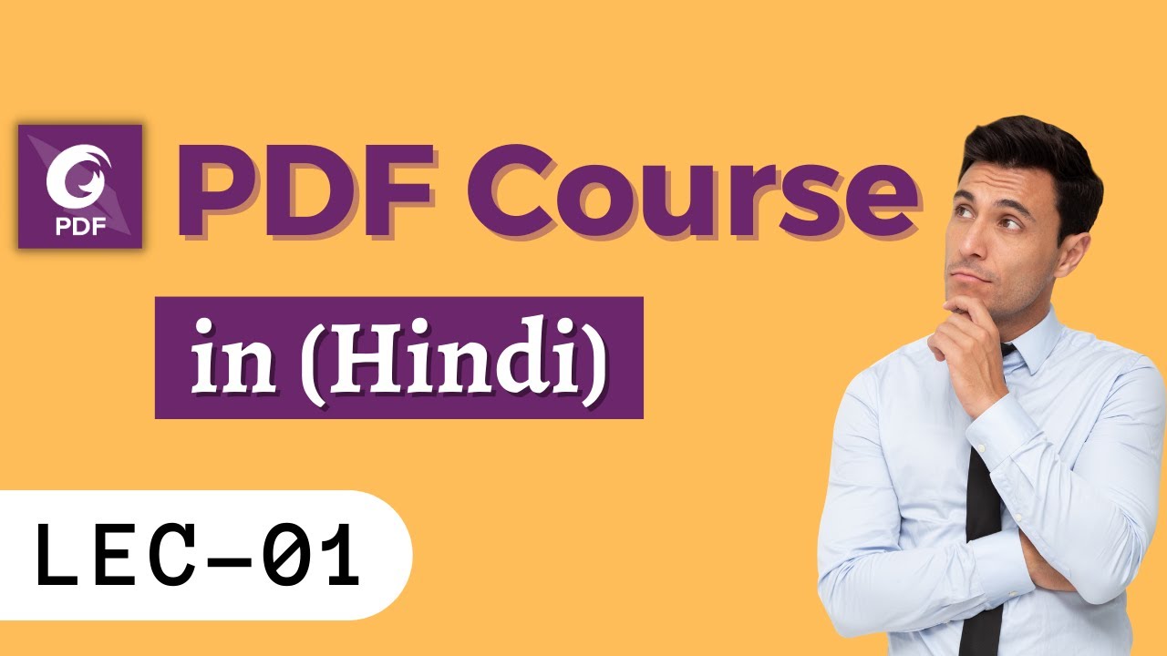 PDF full course in (HINDI) - LEC 1 - Home Tab