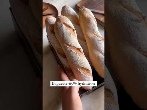 A french bread with thin crisp crust and tender and airy crumb texture. Recipe in the description