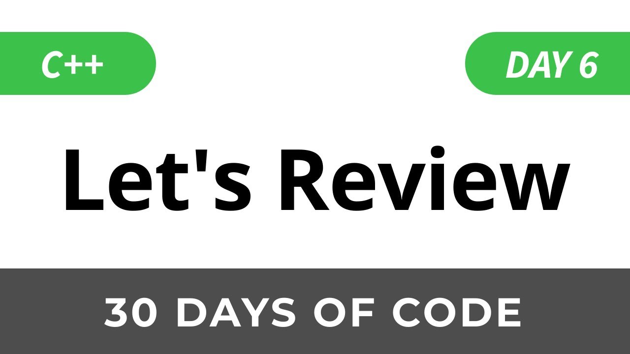 Day 6: Let's Review - 30 Days of Code HackerRank Solutions