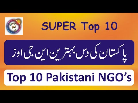 Top 10 Pakistani NGO's