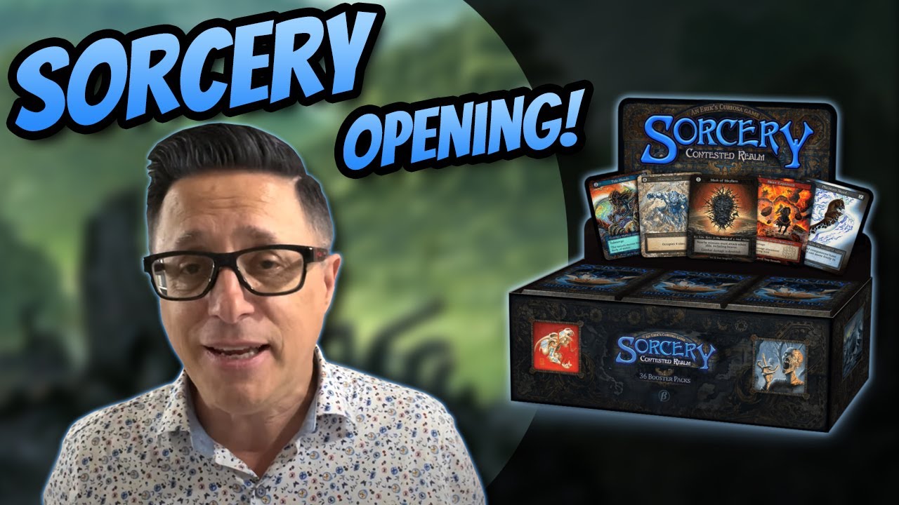 SORCERY Contested Realm - BIG PULLS IN KICKSTARTER ALPHA BOOSTER BOX opening & pull rate analysis !