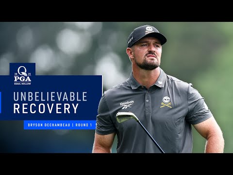 Bryson DeChambeau Hits "Impossible" Recovery Shot | 2025 PGA Championship