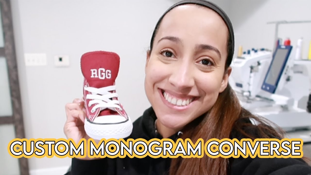 Making Custom Converse | Monogram Converse DIY | Melco EMT16X