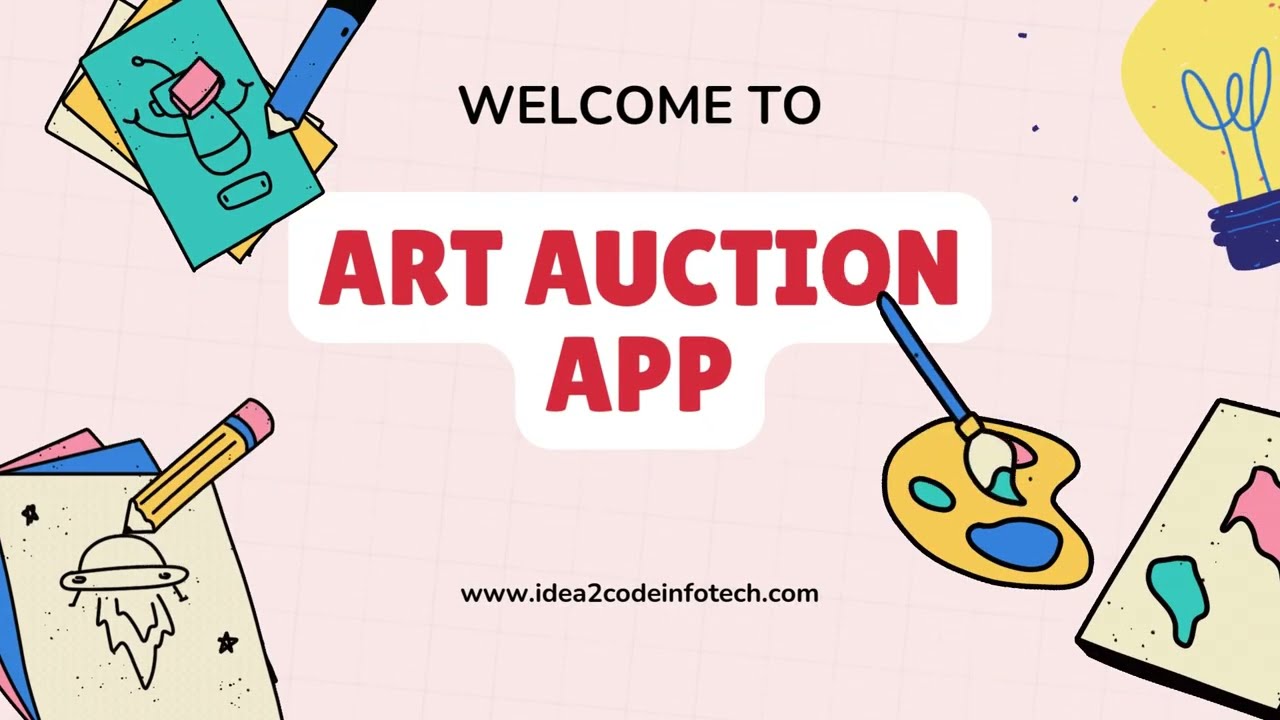 Art Auction - Buy & Sell Art by Auction App - Flutter Mobile App Template | Android & iOS