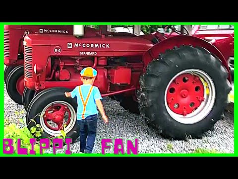 Visiting Babbie Rural & Farm Learning Museum #blippi #tractor #kidsactivities #automobile #artifacts