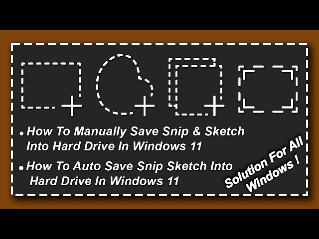 How to use Windows 10 Snip & Sketch tool for screenshots