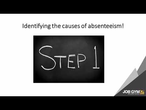 Sorry, Can't Come in Today! The Hidden Reason Behind Absenteeism and What You Can Do