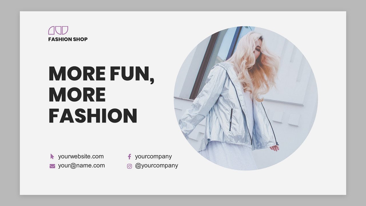 Fashion Shop PowerPoint Presentation Template