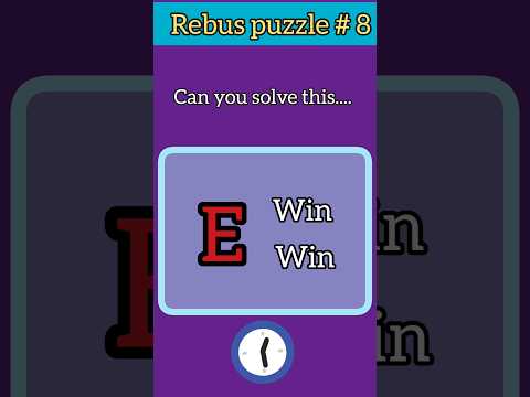 "Your Brain vs This Rebus 🔥 Who Wins?" #RebusPuzzle #ShortsChallenge #BrainWorkout #BrainTeaser