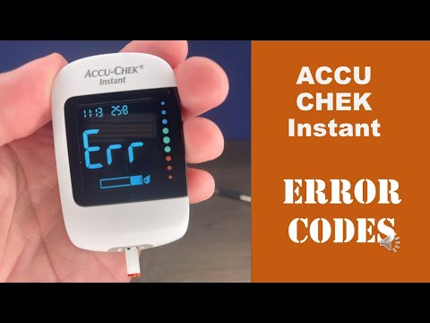 ACCU CHEK Instant Error Codes
