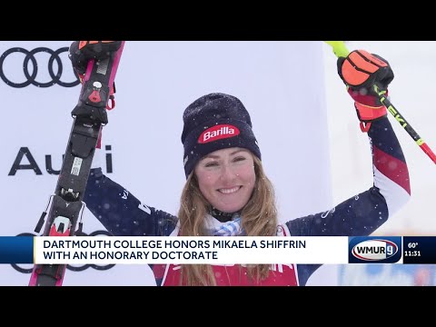 Dartmouth College honors Mikaela Shiffrin with an honorary doctorate