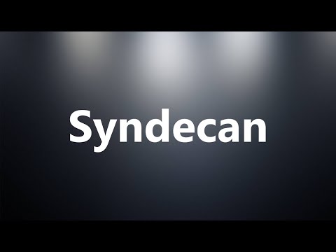 Syndecan - Medical Definition and Pronunciation