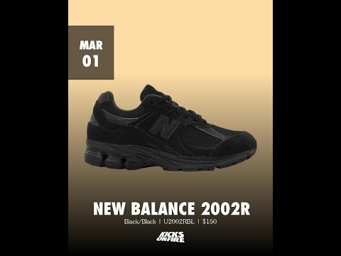 New Balance 2002R Black Cat - March 1, 2025