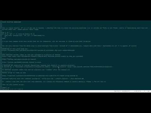 How to use Youtube DL to download channels and playlists pt 2