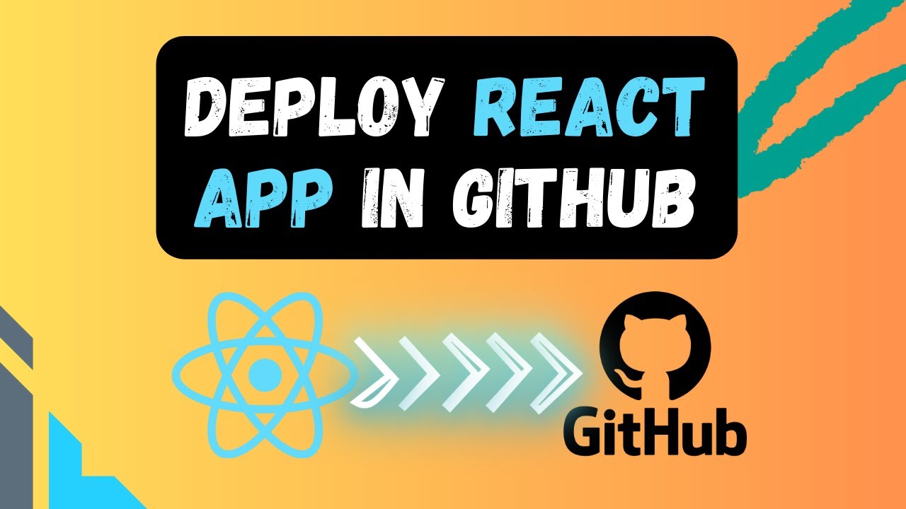 How To Deploy React App From VS Code and Host in Github