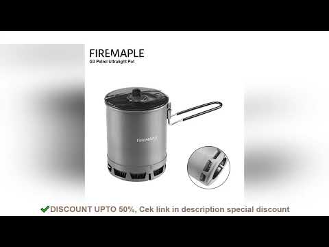 REVIEW Fire-Maple 600ml G3 Petrel Ultralight Pot Lightweight Outdoor High Efficiency Heat Exchanger