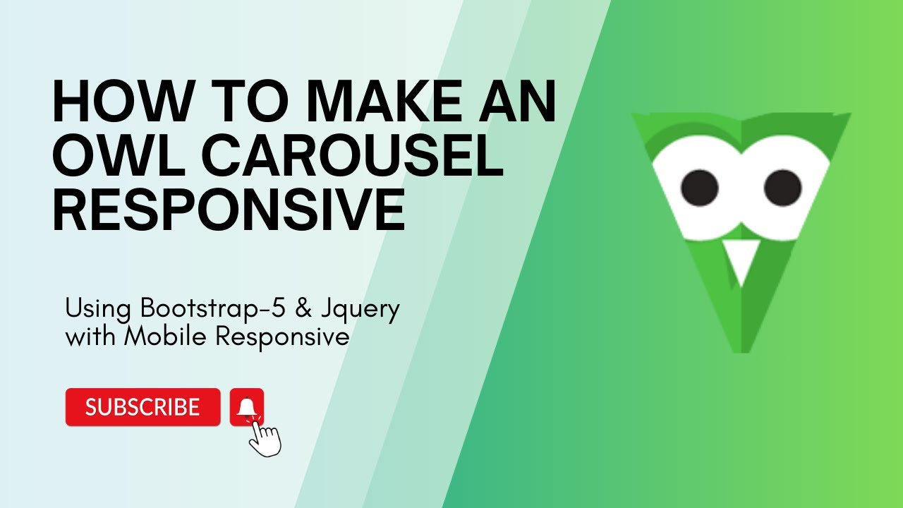 How to make an owl carousel responsive