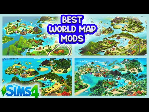 World Map Mods You Need In Your Game 🗺 The Sims 4