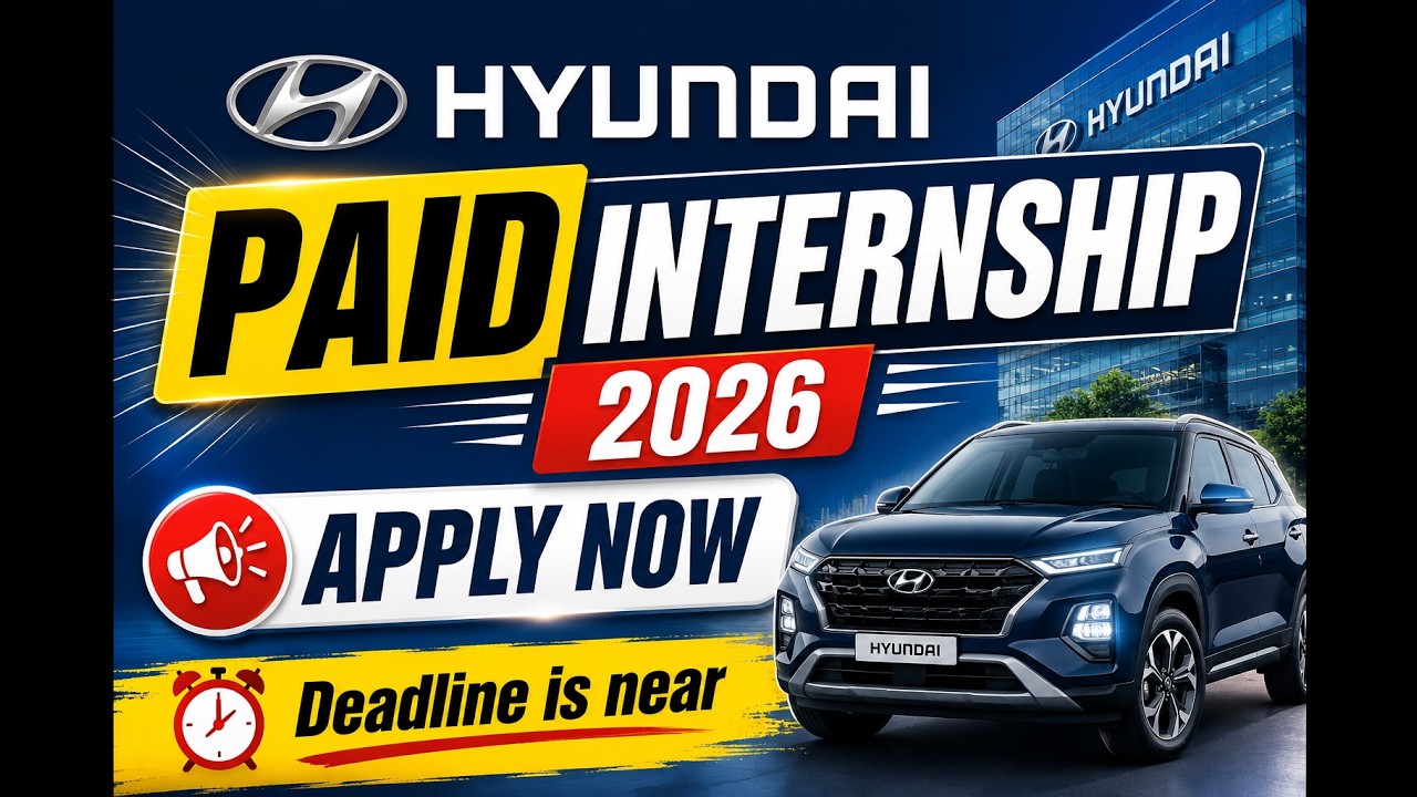 Hyundai Motors Paid Internship 2026 Pakistan | Apply Online for Students & Fresh Graduates