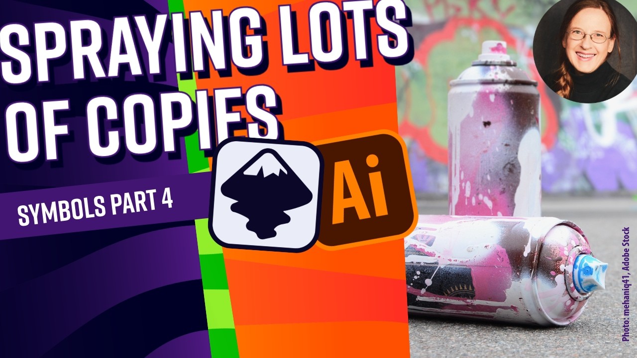 Comparing Symbols in Illustrator, Inkscape, Affinity – Part 4: Spraying Objects Intuitively