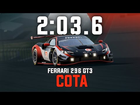 COTA 2:03.6 - Ferrari 296 GT3 - GO Setups | ACC 1.10.2