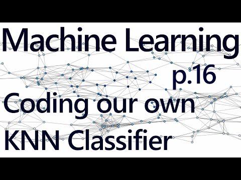 Creating Our K Nearest Neighbors Algorithm - Practical Machine Learning with Python p.16 Video ...