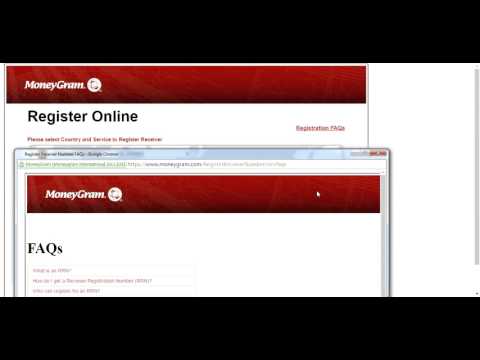 How to create account on money gram