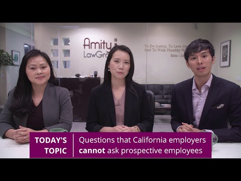 Questions That Employers Can’t Ask Prospective Employees | #AskAmity Episode 14